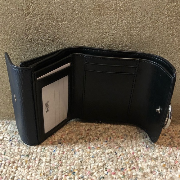 Coach | Bags | Coach Jade Small Double Flap Wallet Colorblock | Poshmark